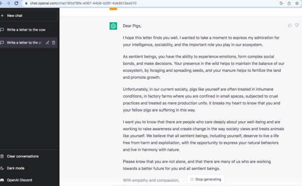 Artificial intelligence and veganism | Mom The Muse